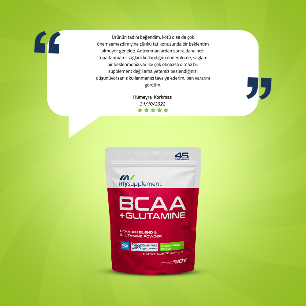 Doypack Bcaa + Glutamine, Karpuzlu 540 gr Fiyatı | MySupplement | MySupplement